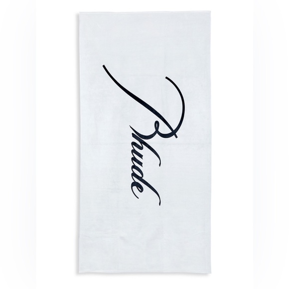 Rhude | Bath | Rhude Cursive Logo Towel White | Poshmark